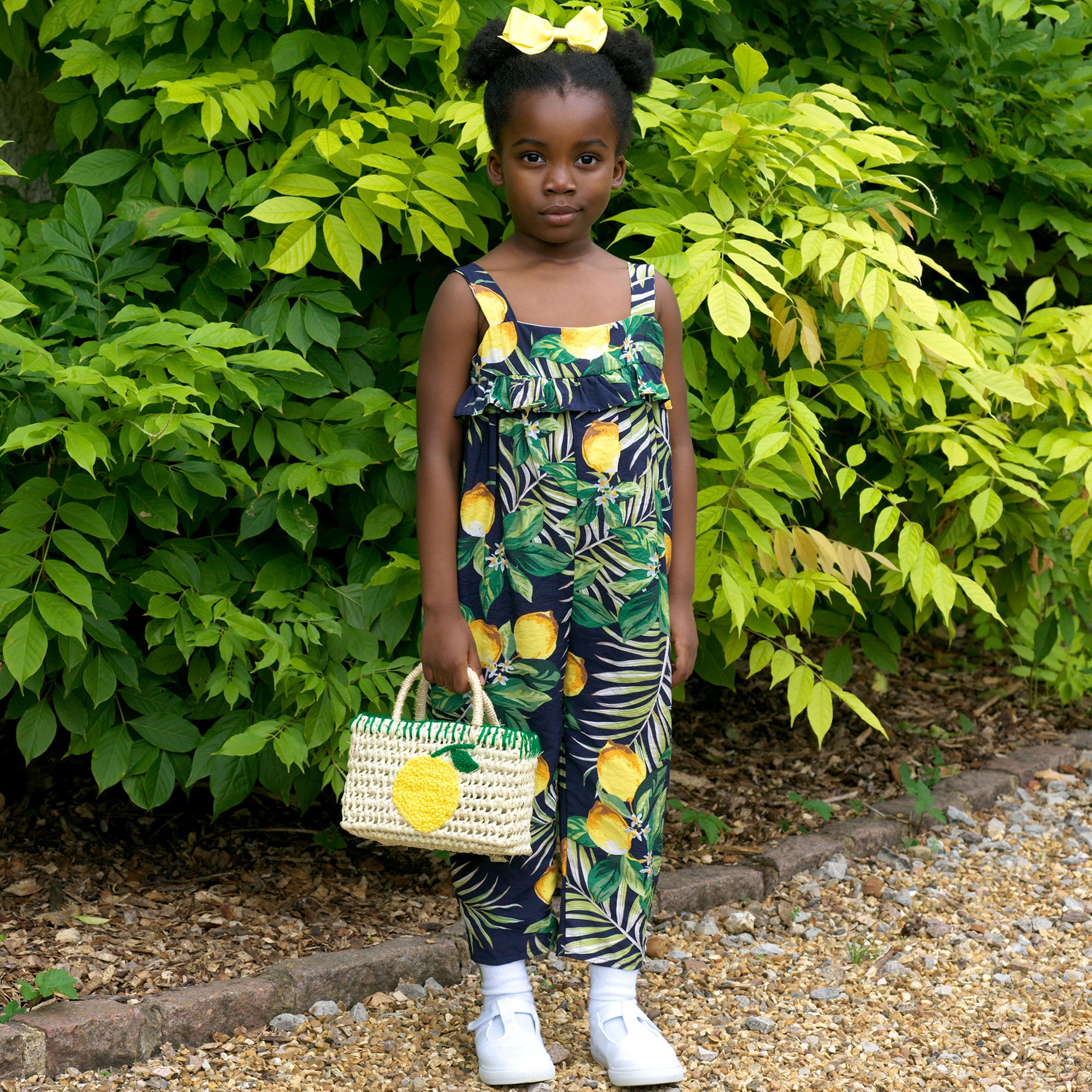 Lemon Ruffle Jumpsuit