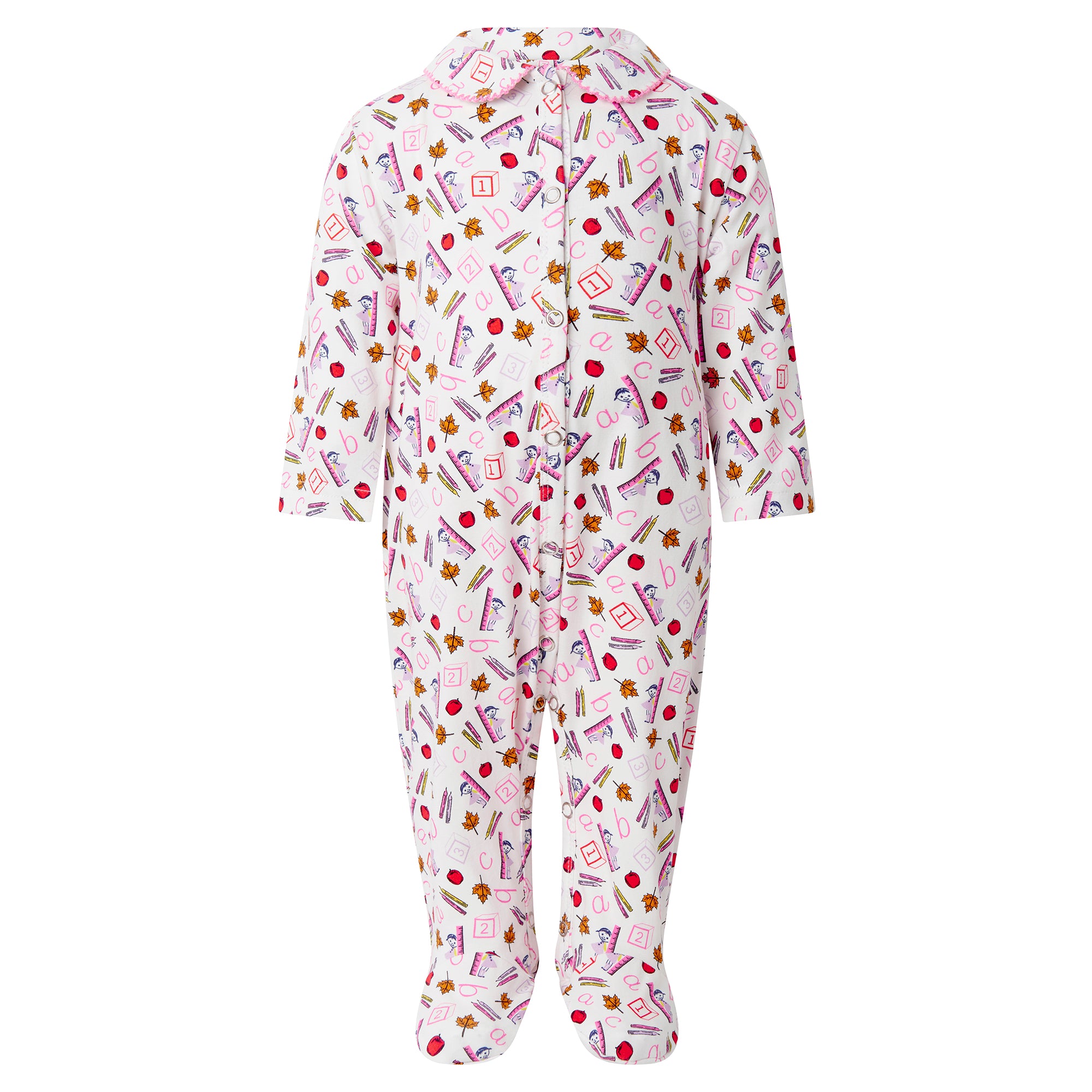 Pink ABC Babygro